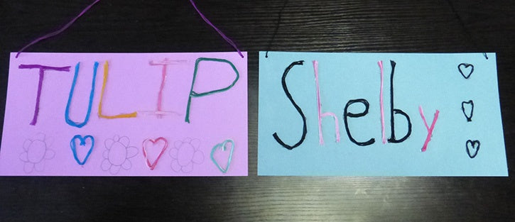 Summer Kids Craft - Name Tags – Glue Dots