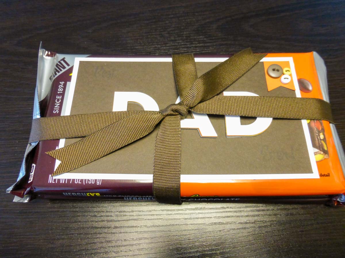 Best Dad Ever' Candy Bar – Glue Dots