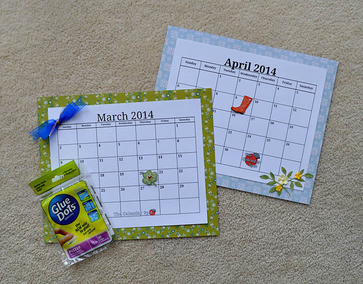 Back-to-School Notebook & School Calendars – Glue Dots