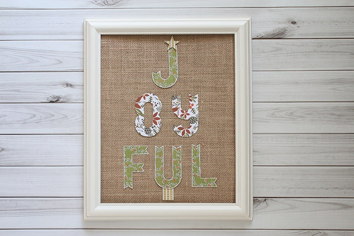 Joyful Christmas Tree Sign – Glue Dots